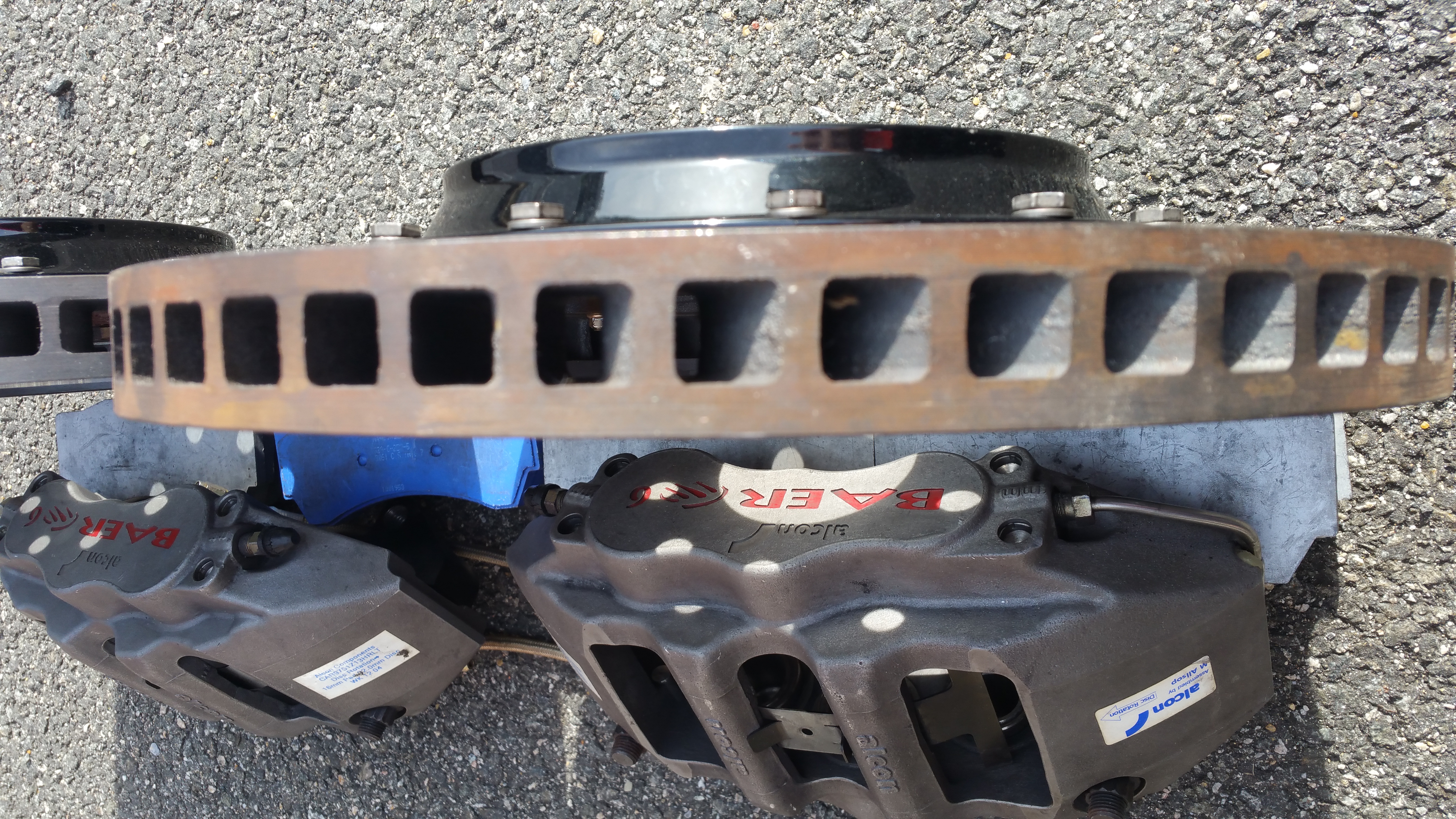 F/S Baer/Alcon Mono block 6 piston front brake kit '88-96 ...